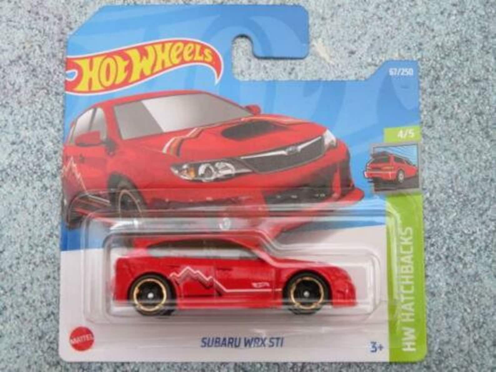 Hot Wheels Subaru WRX STI Red HW Hatchbacks Perfect Birthday - Etsy UK