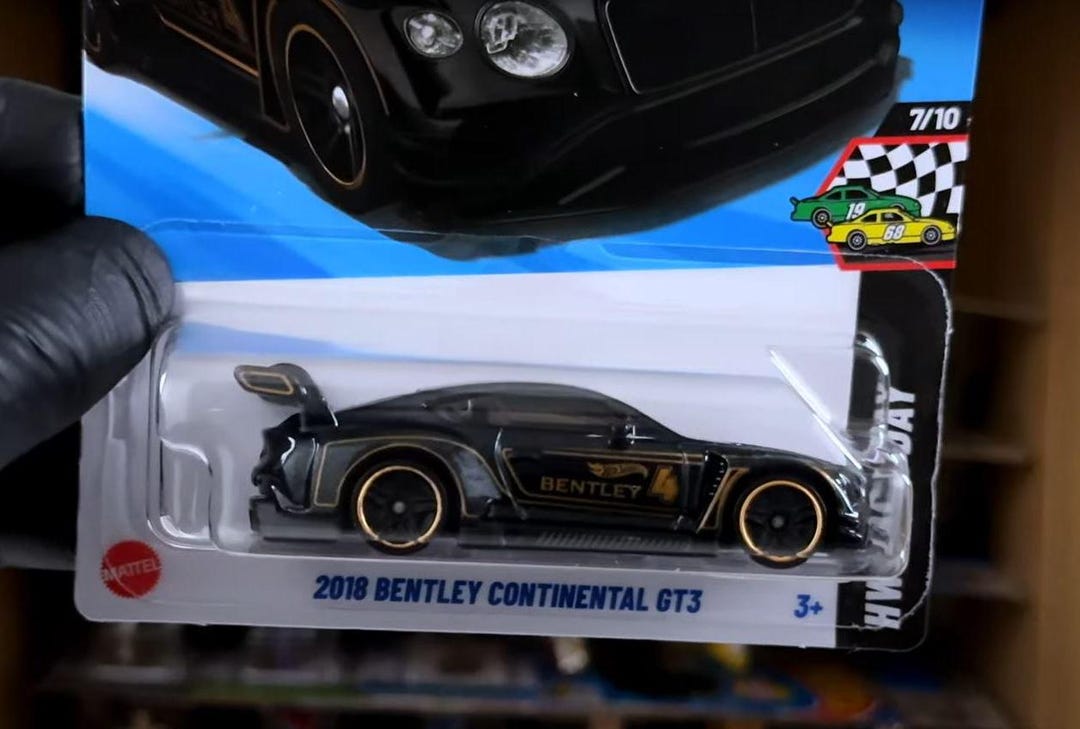 Hot Wheels Bentley Continental GT3 Black HW Race Day Birthday Gift ...