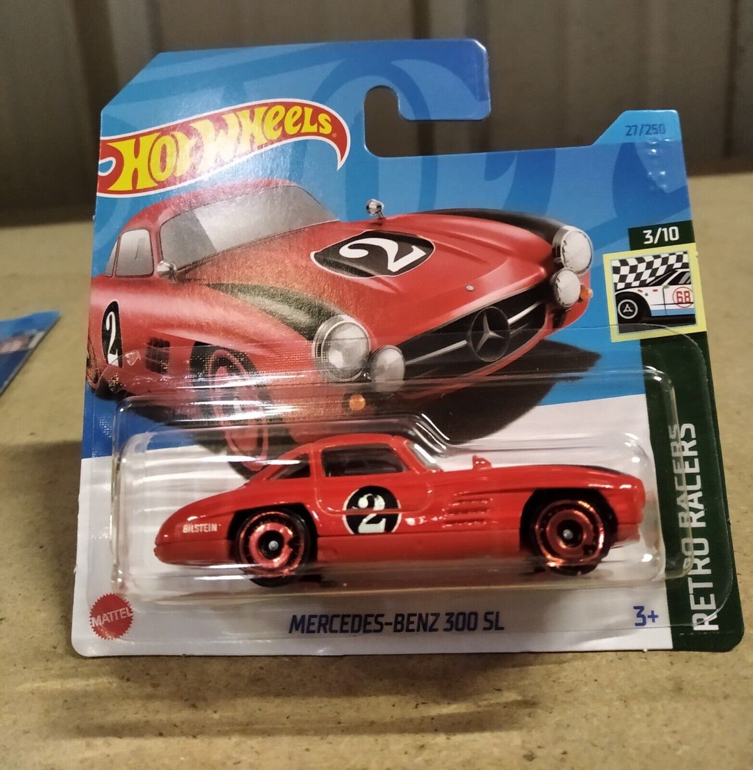 Hot Wheels Mercedes Benz 300 SL Red HW Retro Racers Perfect Birthday ...