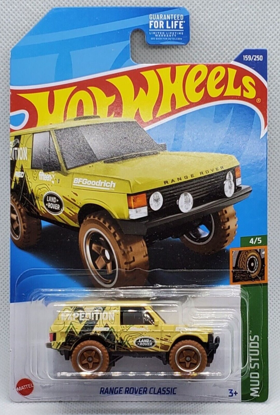 Hot Wheels Range Rover Classic Cream Expedition HW Mud Studs Perfect ...