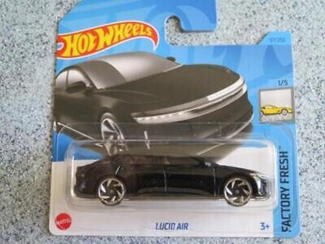 Hot Wheels Lucid Air Black Luxury Electric Cars HW Factory Fresh ...