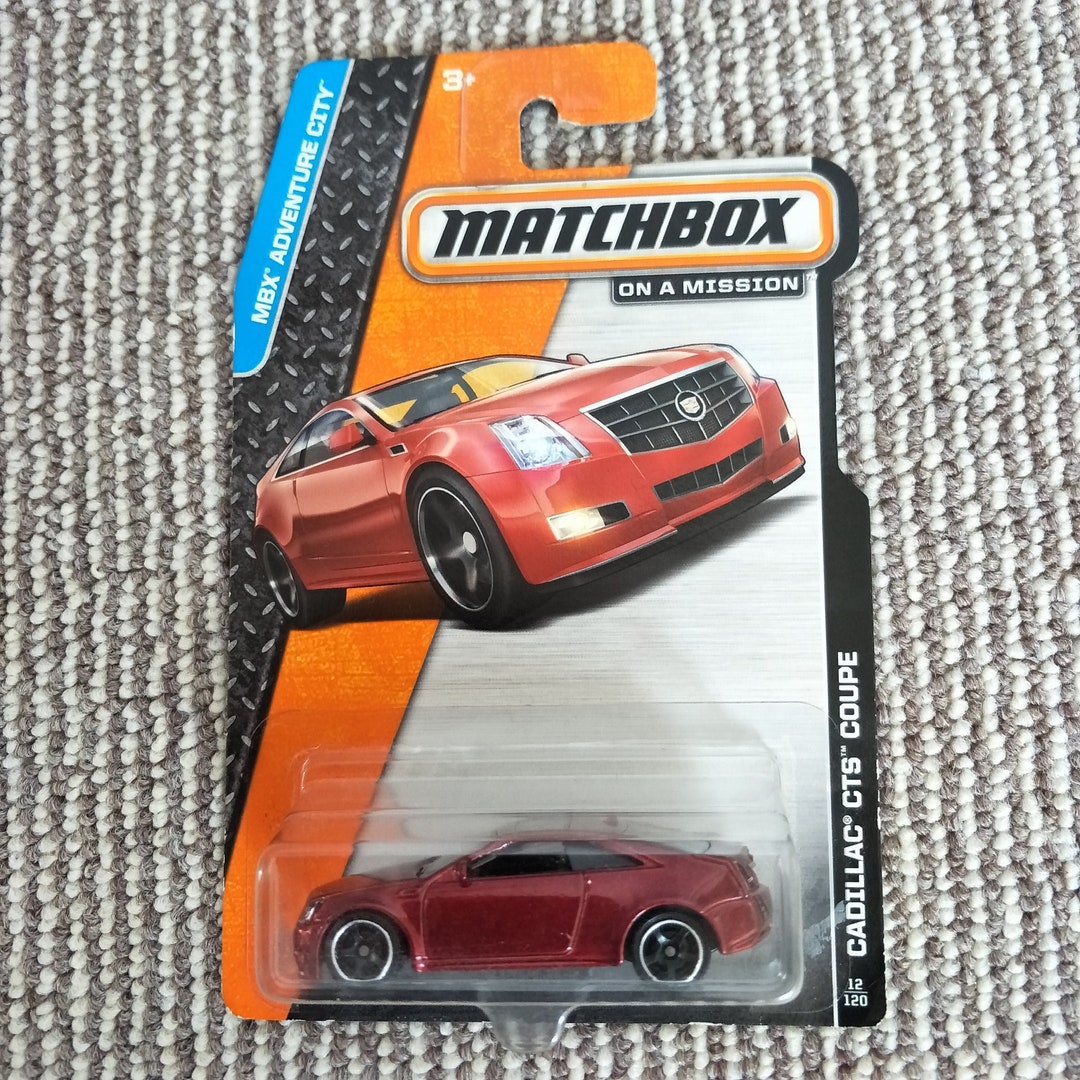 Matchbox Cadillac CTS Coupe Red Mbx Adventure City Birthday Gift Rare ...