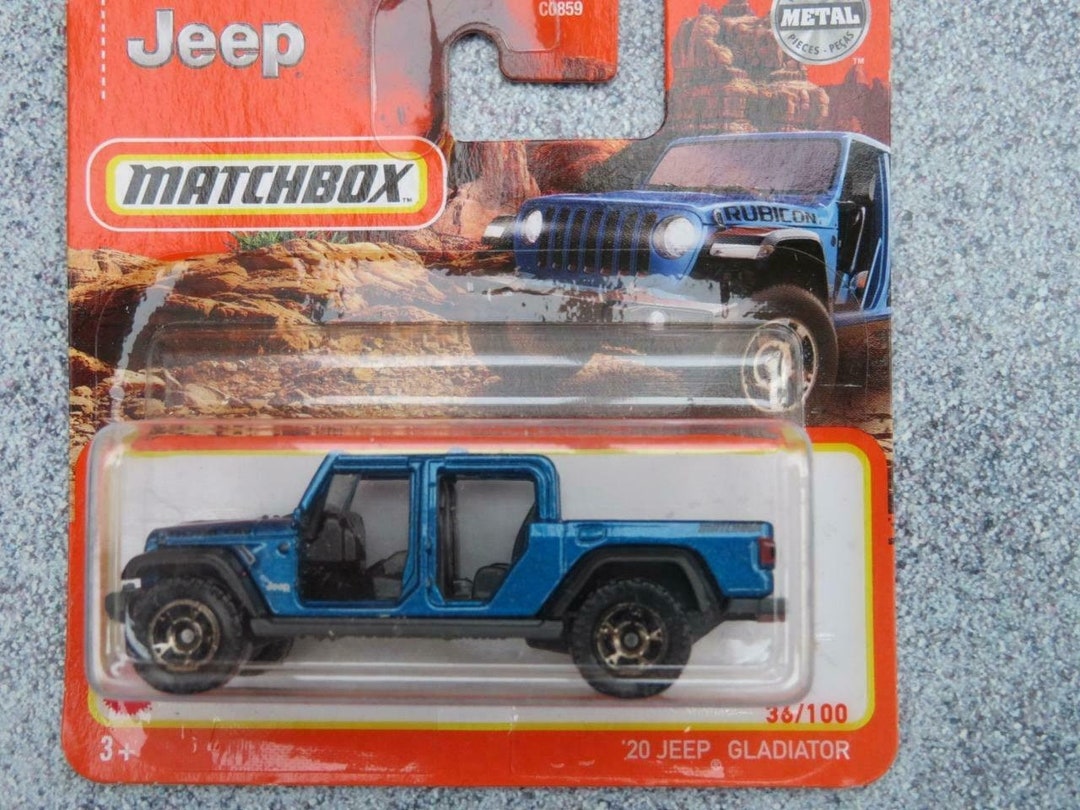 Matchbox Jeep Gladiator Blue Birthday Gift Rare Miniature Model Car ...