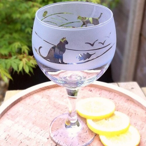 Gin Glass Dragonfly - Etsy