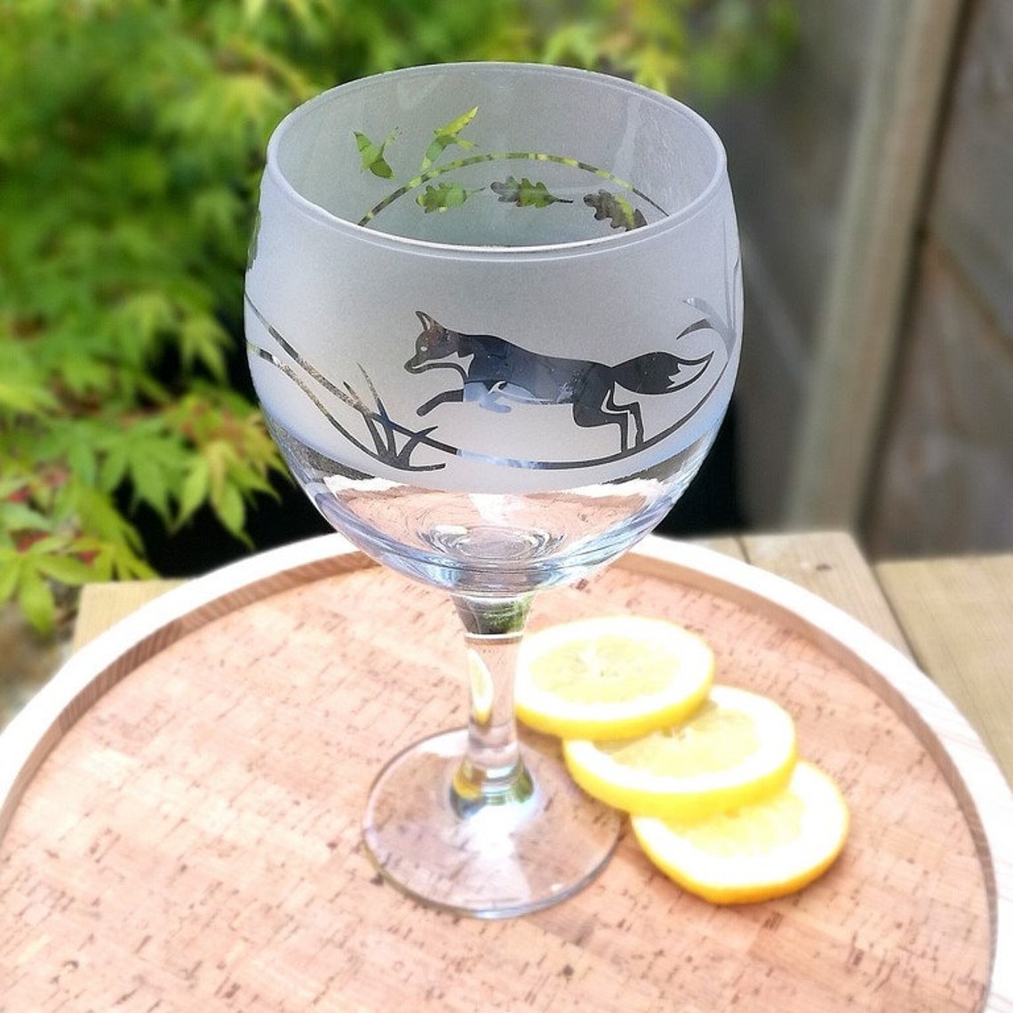Gin Glass Fox | Etsy
