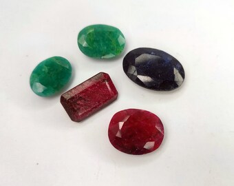 Opaque Ruby Stones - Etsy