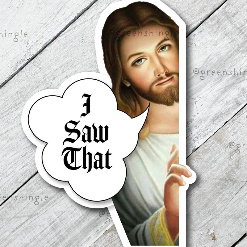 Jesus I Saw That Sticker - Etsy