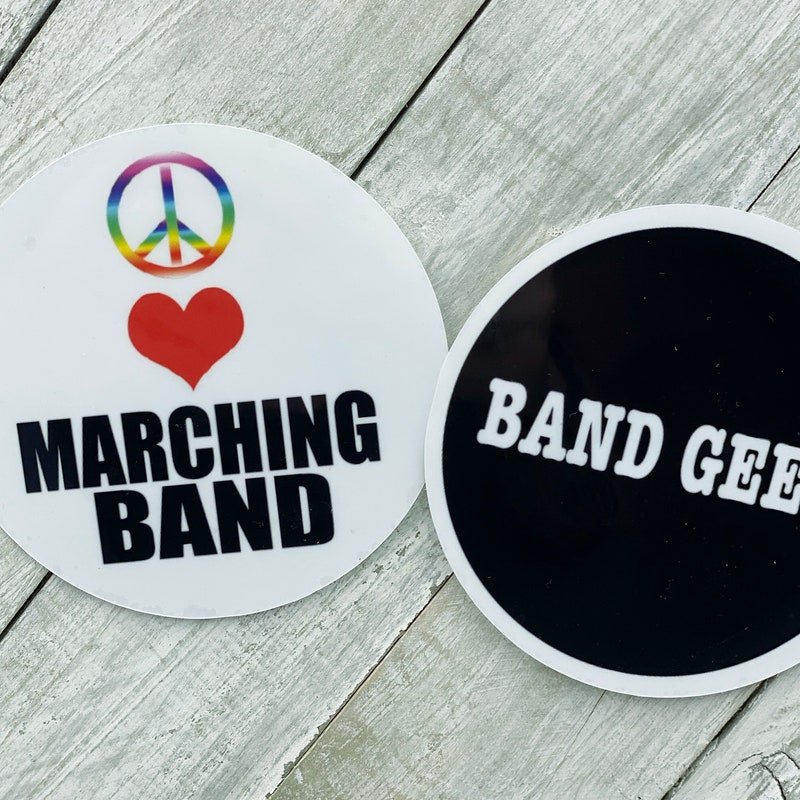Band Stickers - Etsy