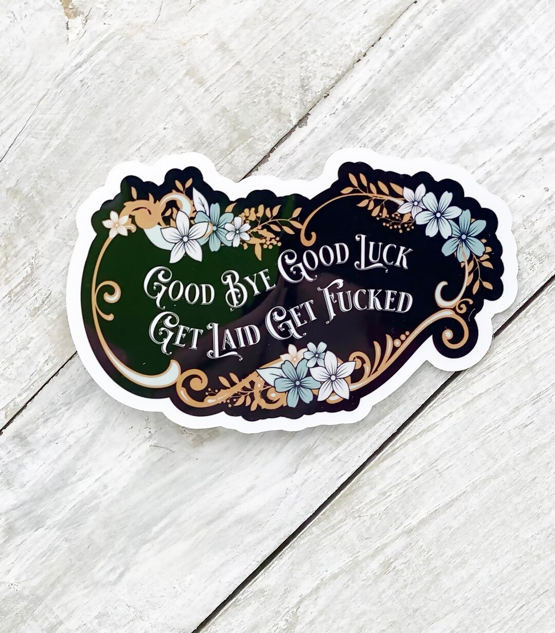 My Favorite Murder Good Bye Good Luck Sticker, Decal for Laptops, True ...