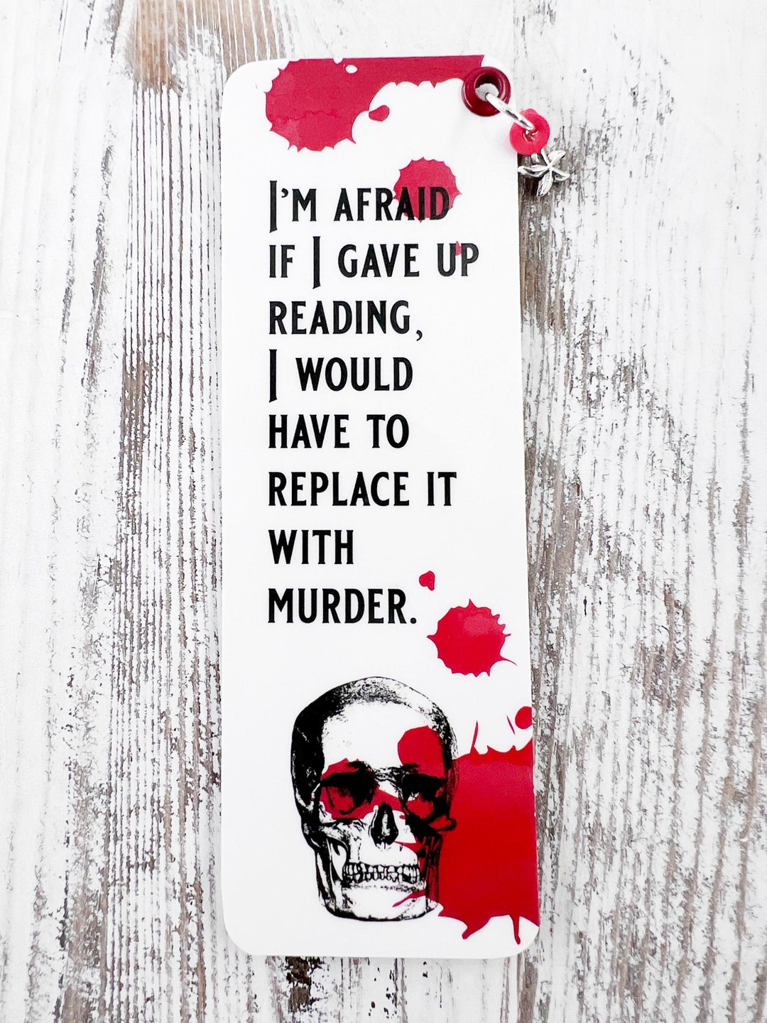 Sarcastic Murderino Bookmark: True Crime Gift - Etsy