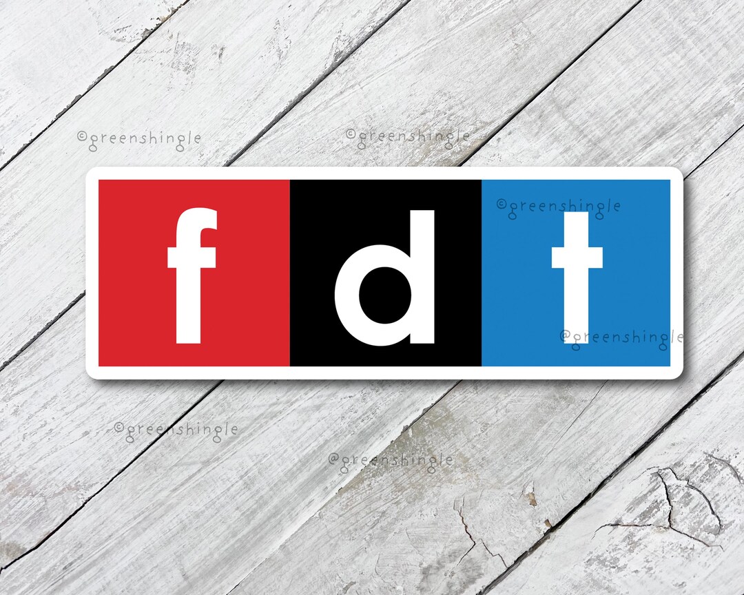 NPR Parody, FDT Decal for Phone, Feminist Activist Sticker, Not My ...