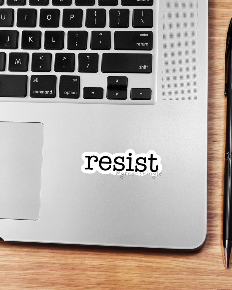 Resist Sticker: Feminist Activist Vinyl Decal - Etsy