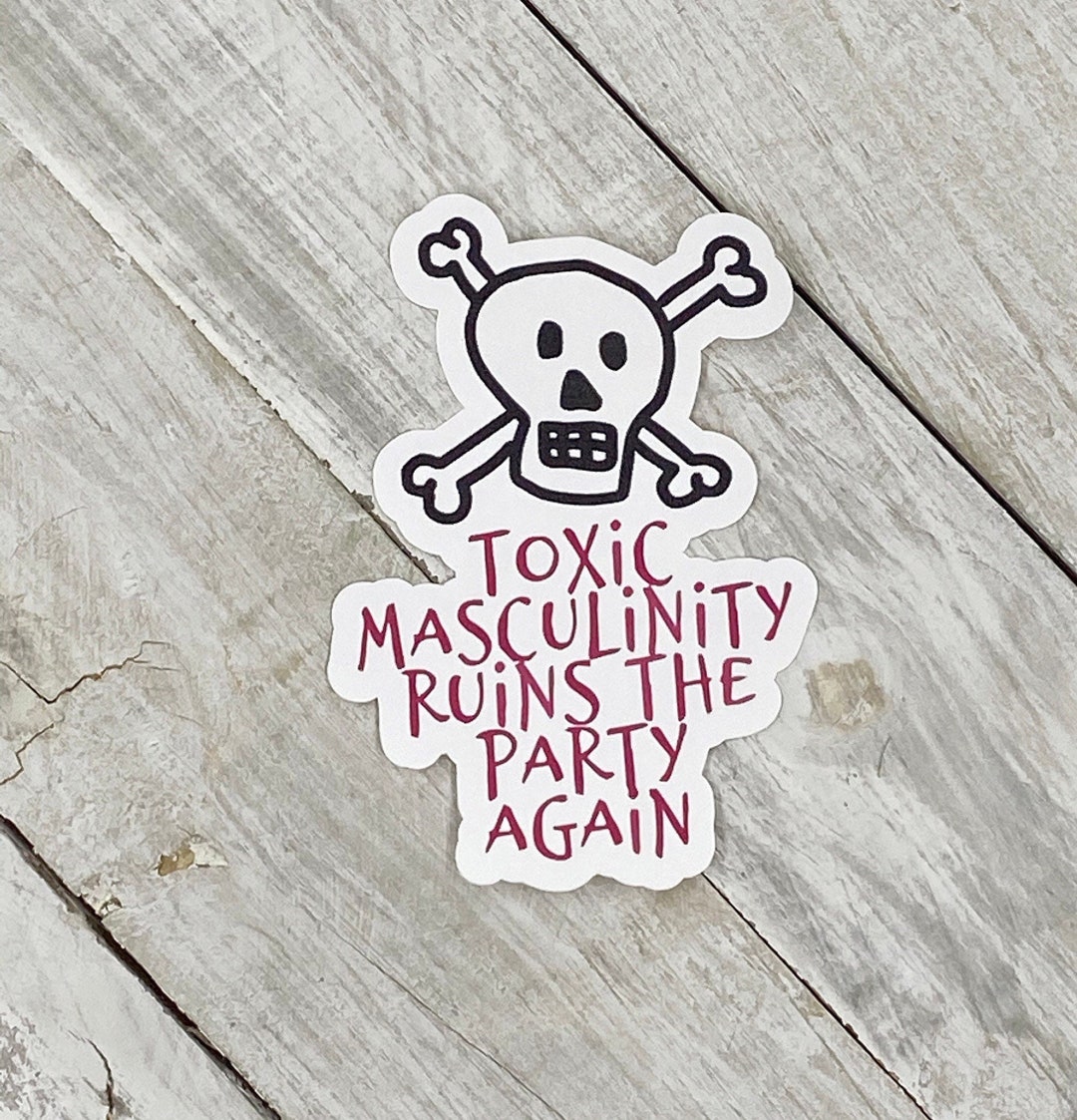 My Favorite Murder Toxic Masculinity Sticker, Decal for Laptops, True ...