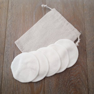 Bamboo Fibre Face Rounds With Storage Bag - Etsy