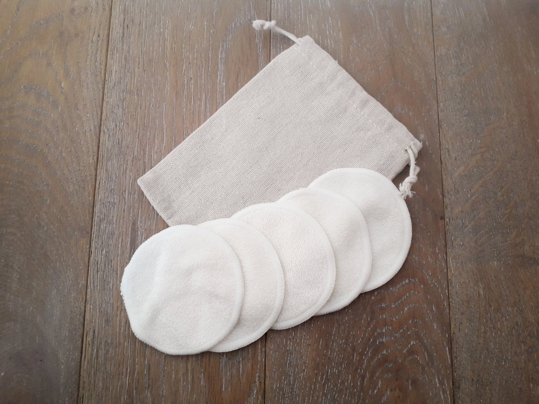 Bamboo Fibre Face Rounds With Storage Bag - Etsy