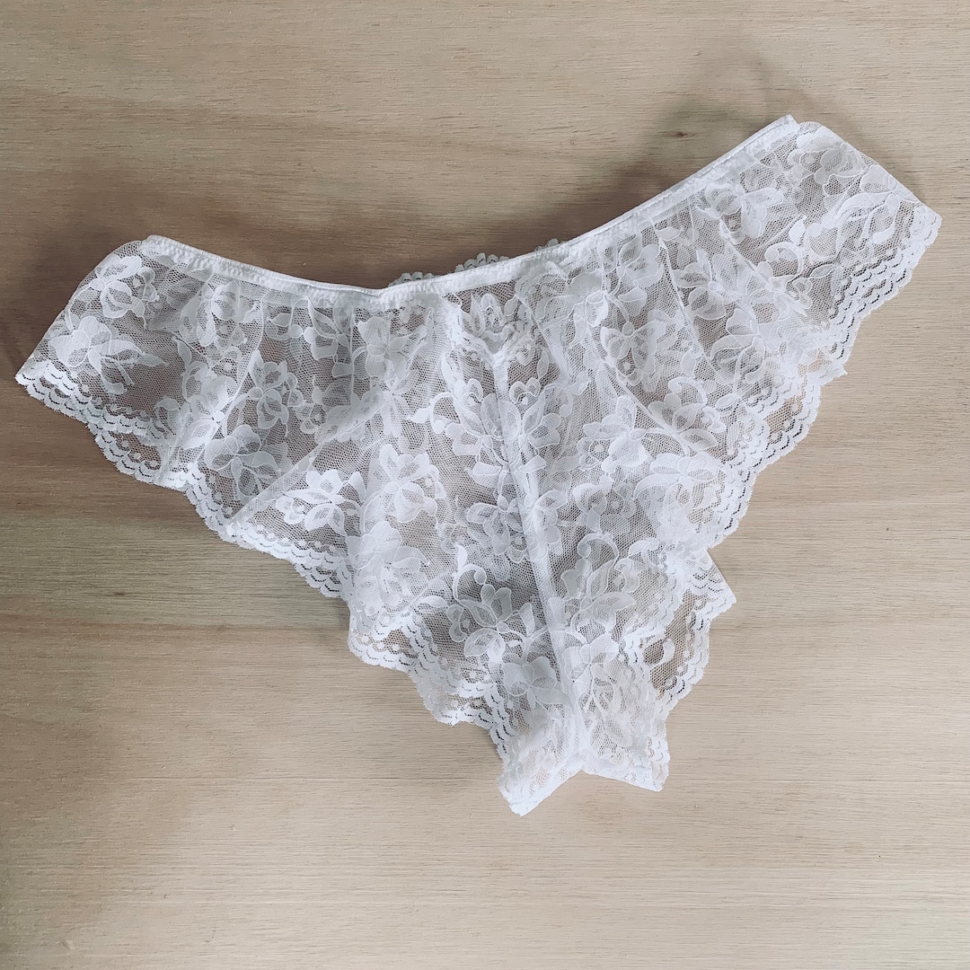 Sheer Low Rise Shorts Made With Genuine Vintage English Leavers Lace ...