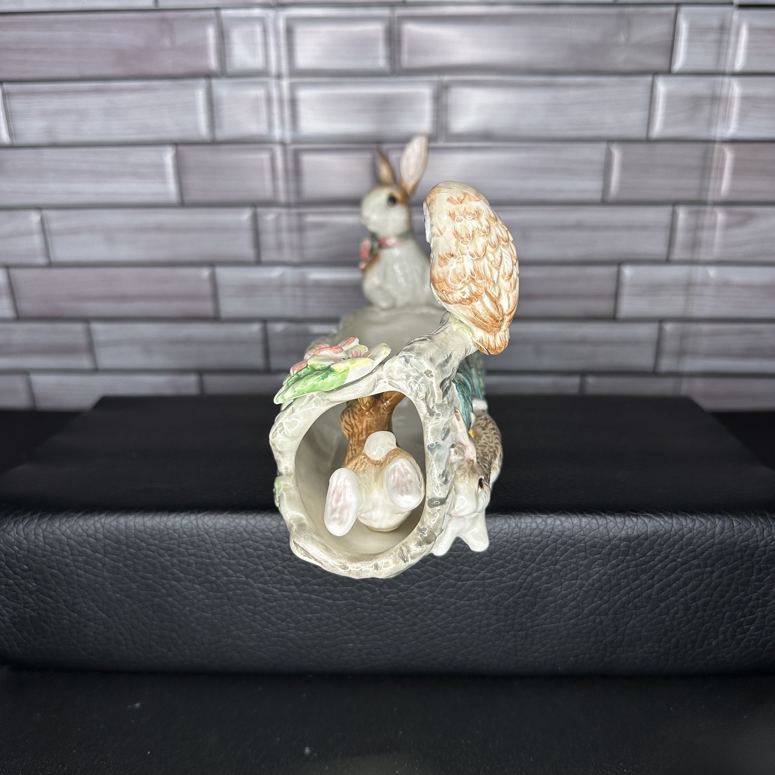 Fitz & Floyd Woodland Spring Cracker Server Boat AS IS - Etsy