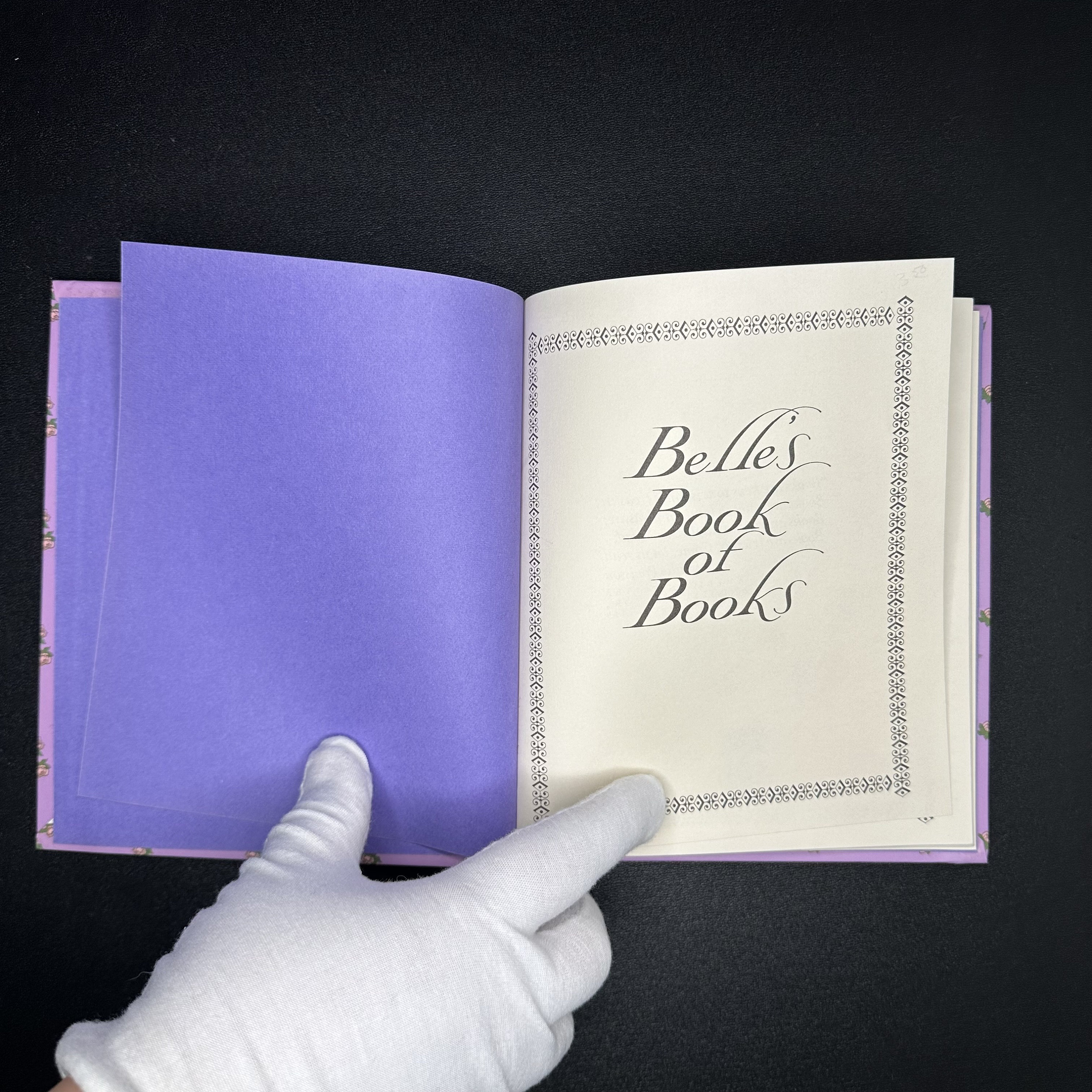 Vintage 1991 Disney's Beauty and the Beast Belle's Book of Books ...