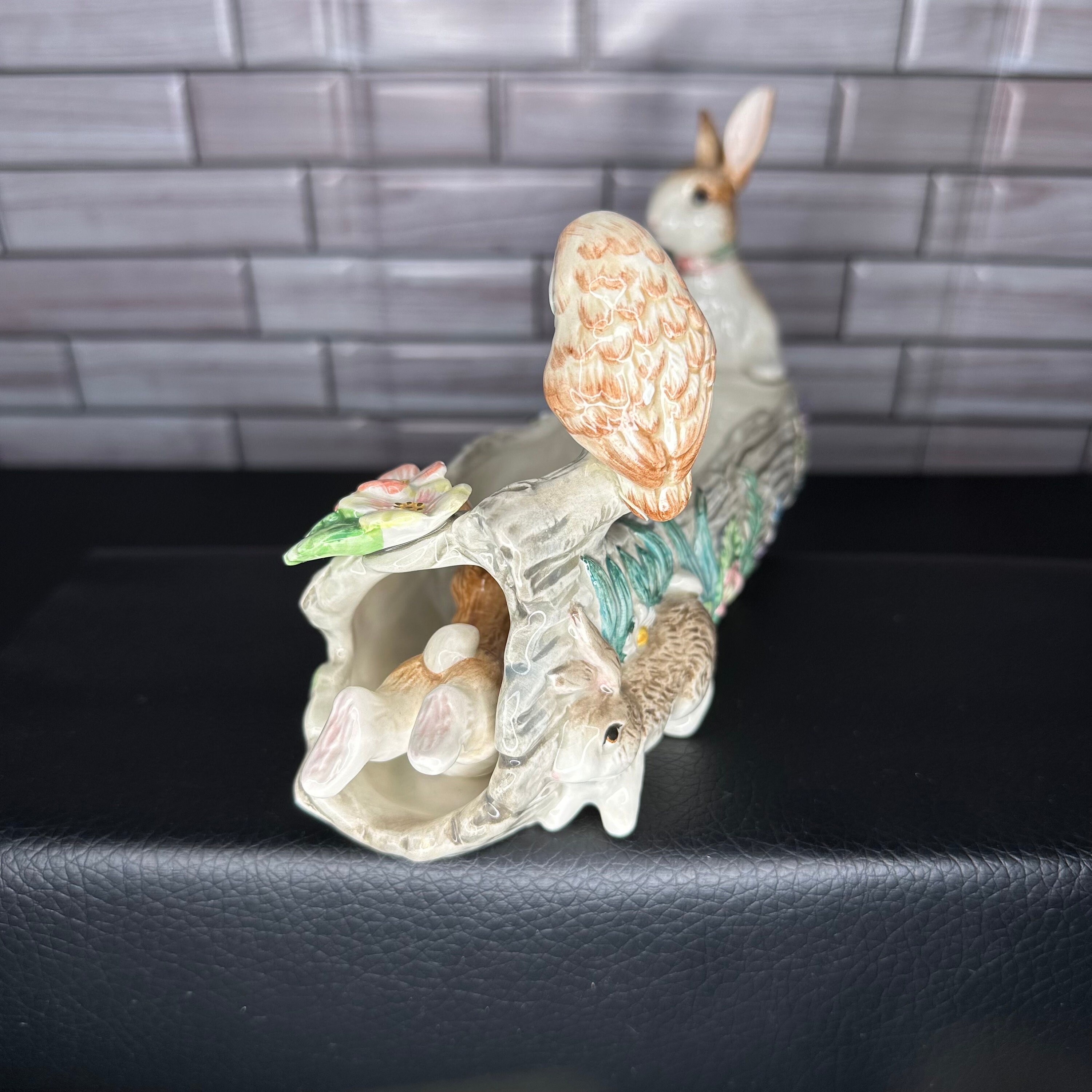 Fitz & Floyd Woodland Spring Cracker Server Boat AS IS - Etsy