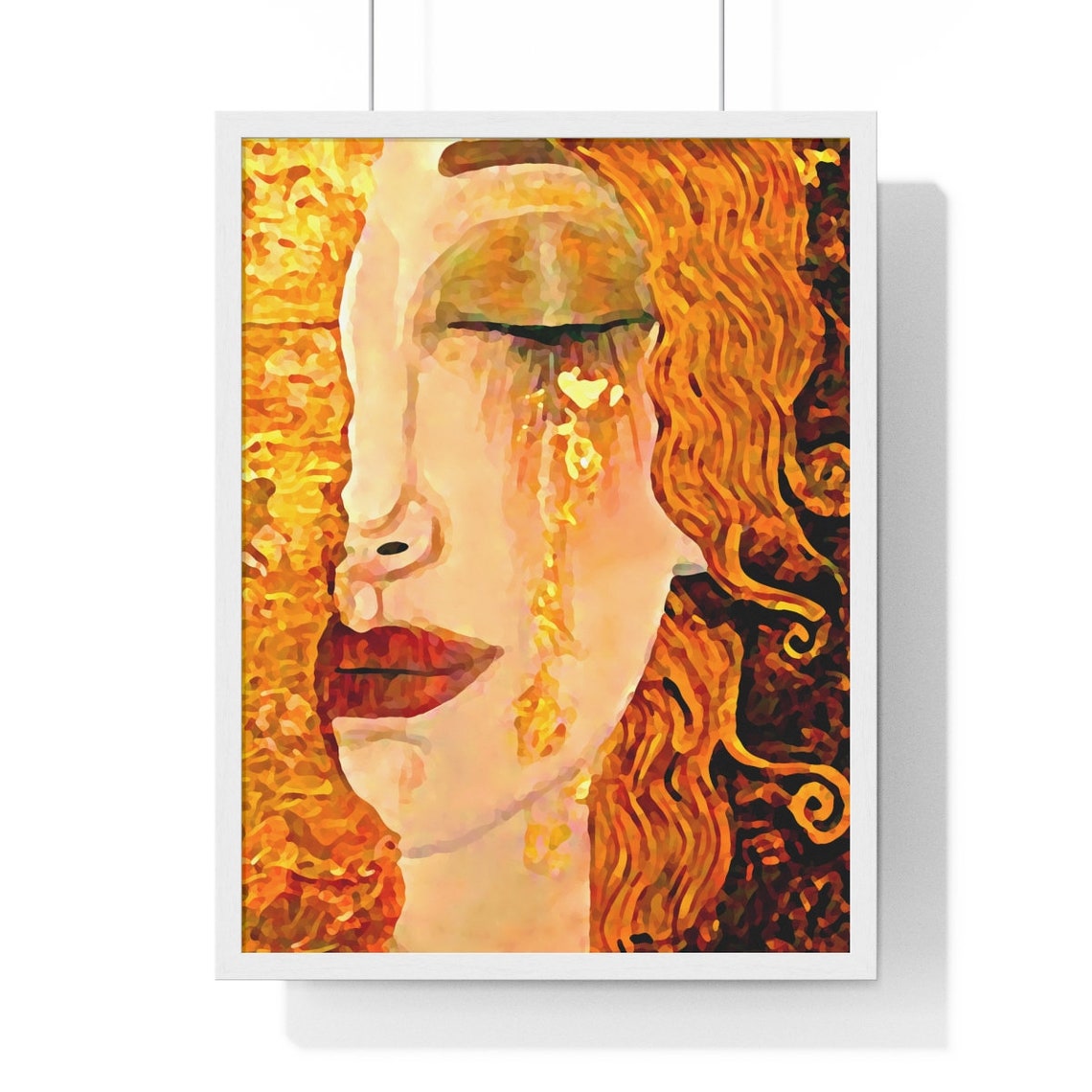Golden Tears by Anne-marie Zilberman Art Print Freyas Tears - Etsy Canada