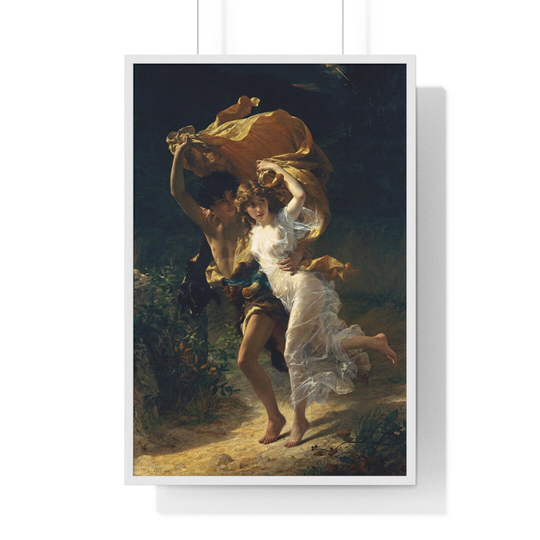 Pierre Auguste Cot the Storm Art Print 1880 L'orage - Etsy