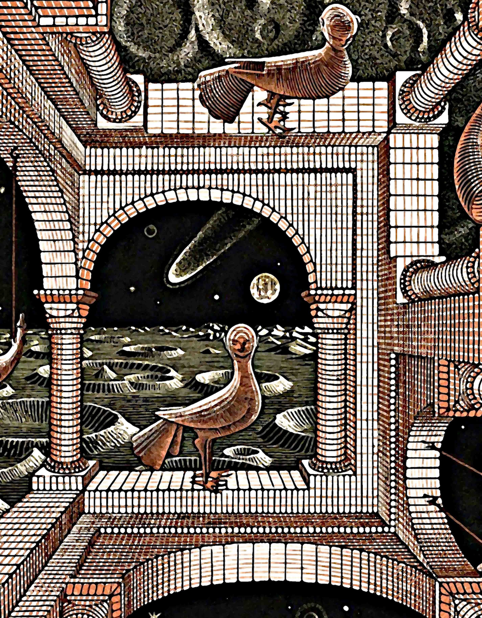 Another World II Escher Art Print 1947 Imp-art Maurits | Etsy