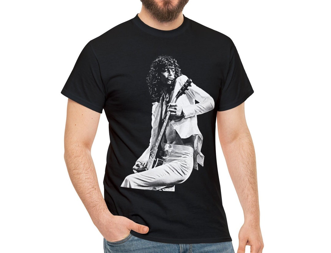 Jimmy Page, Zoso, Led Zeppelin, Unisex Cotton T-shirt, Jimmy Page Tee ...