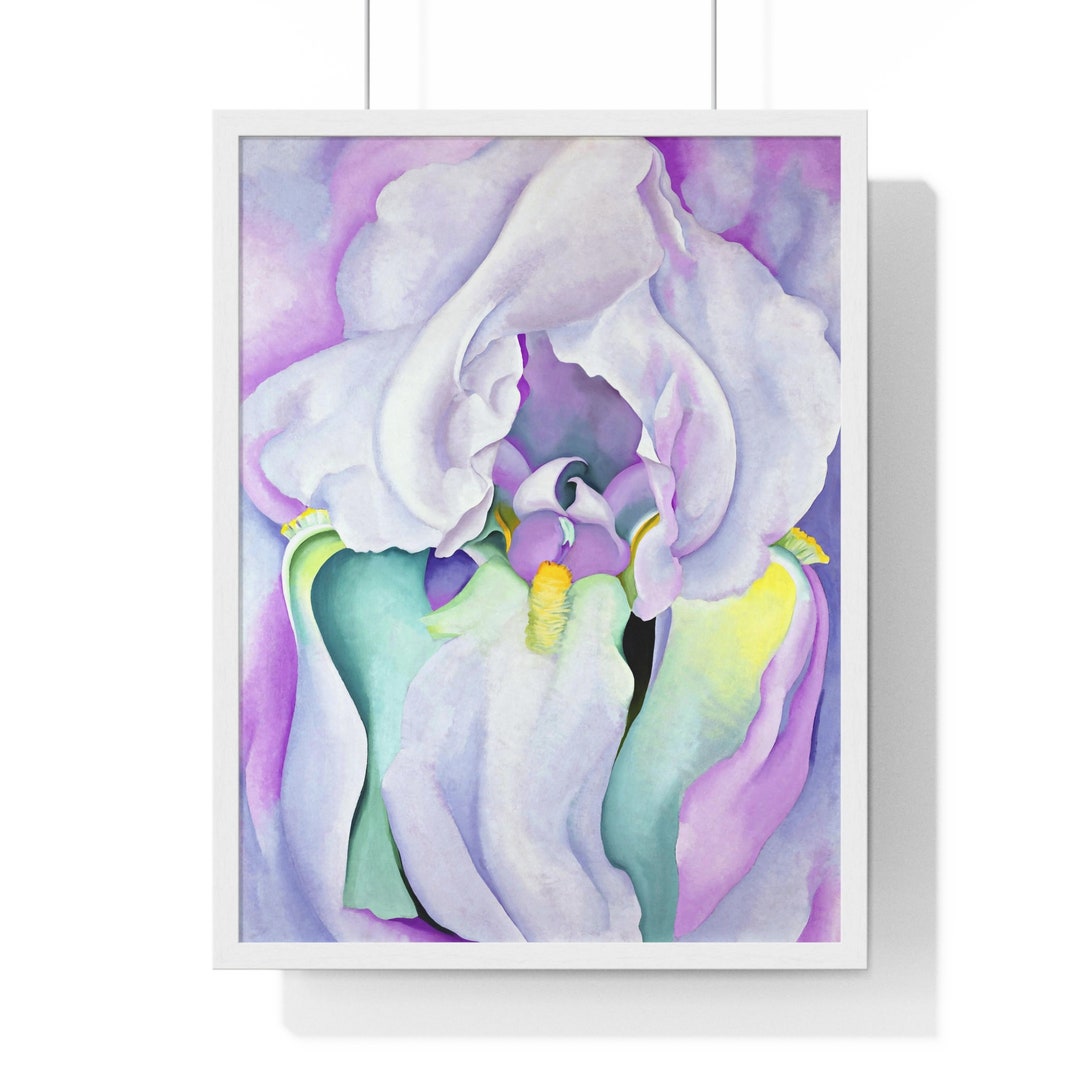 Georgia O'keeffe Light of Iris 1924 Art Print Flower - Etsy