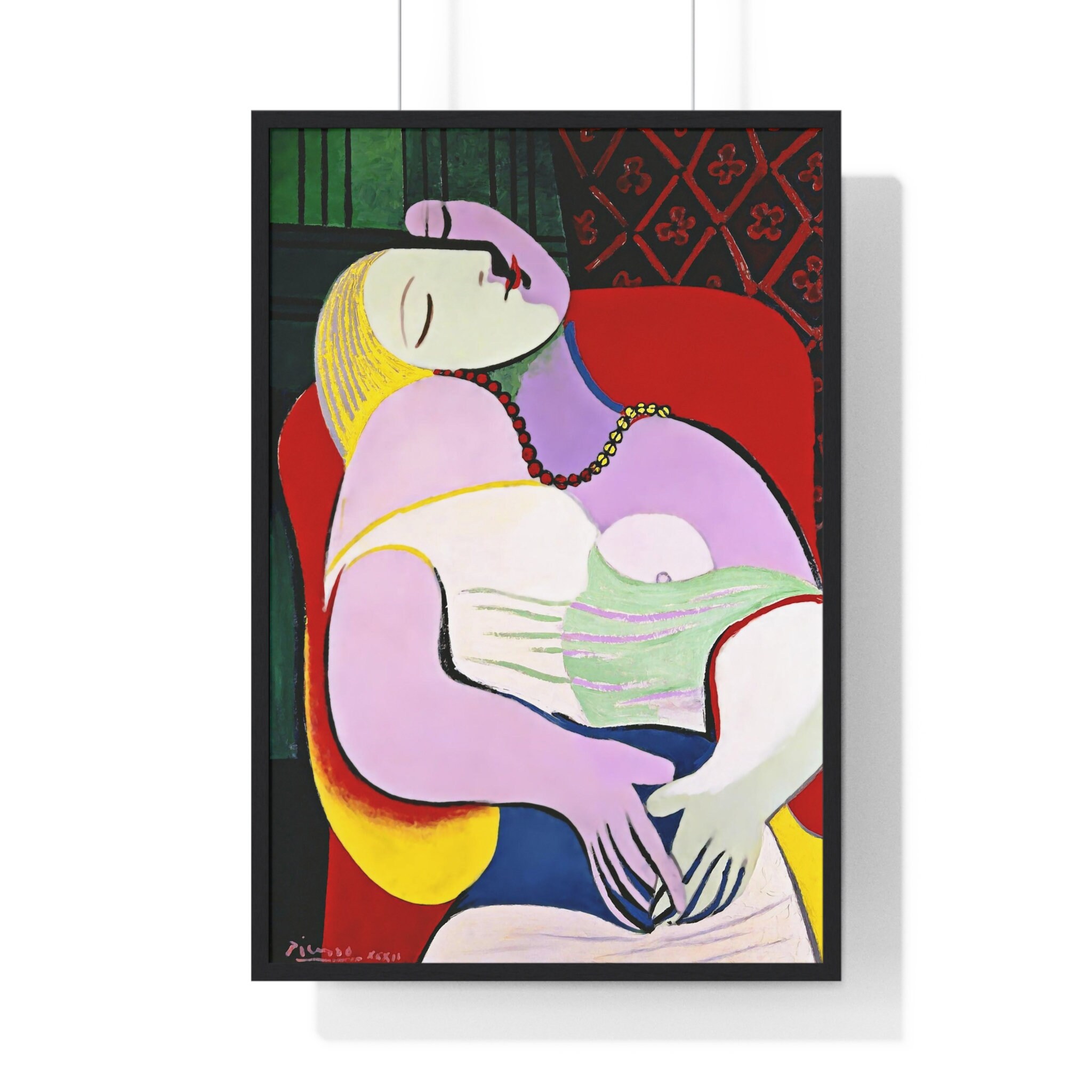Pablo Picasso The Dream Art Print 1932 Surrealism Spanish Etsy