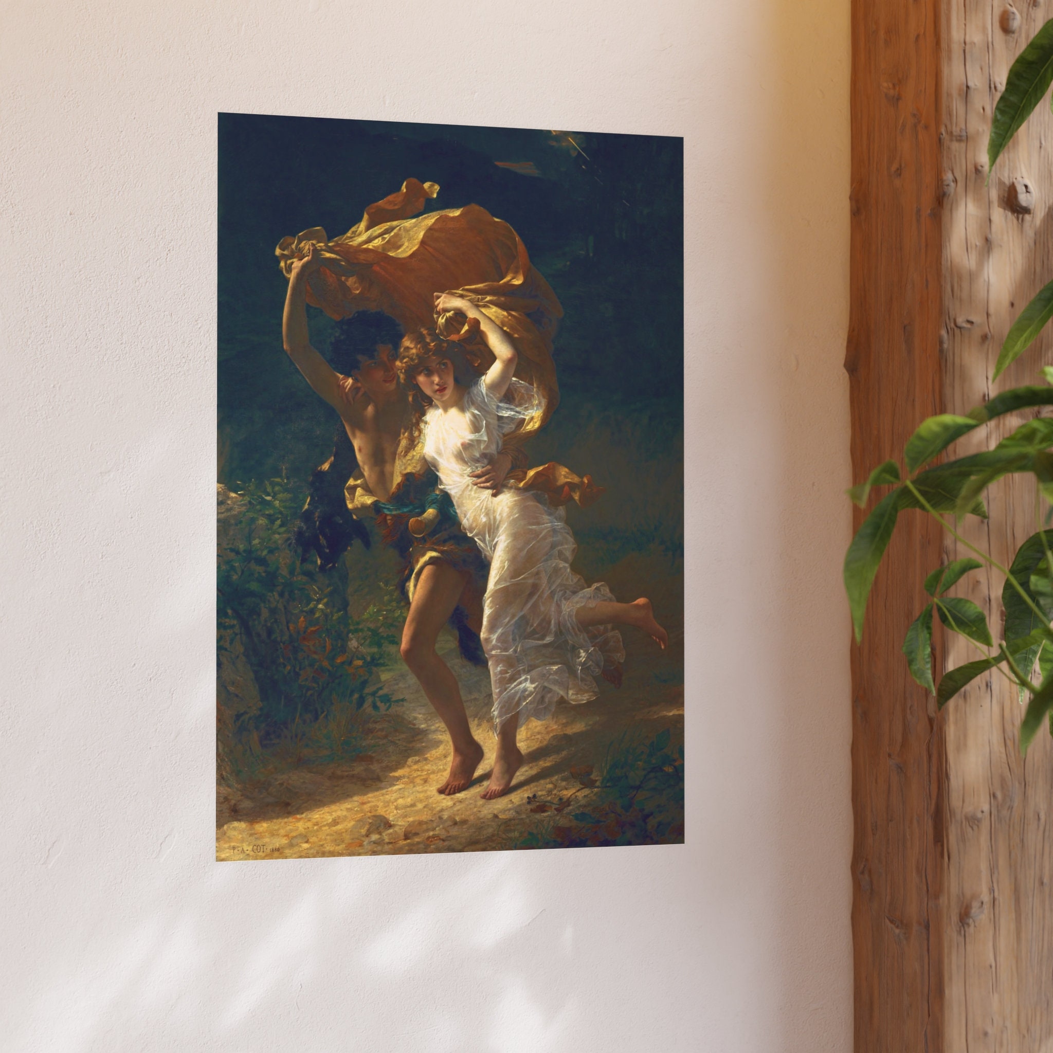 Pierre Auguste Cot the Storm Art Print 1880 L'orage - Etsy