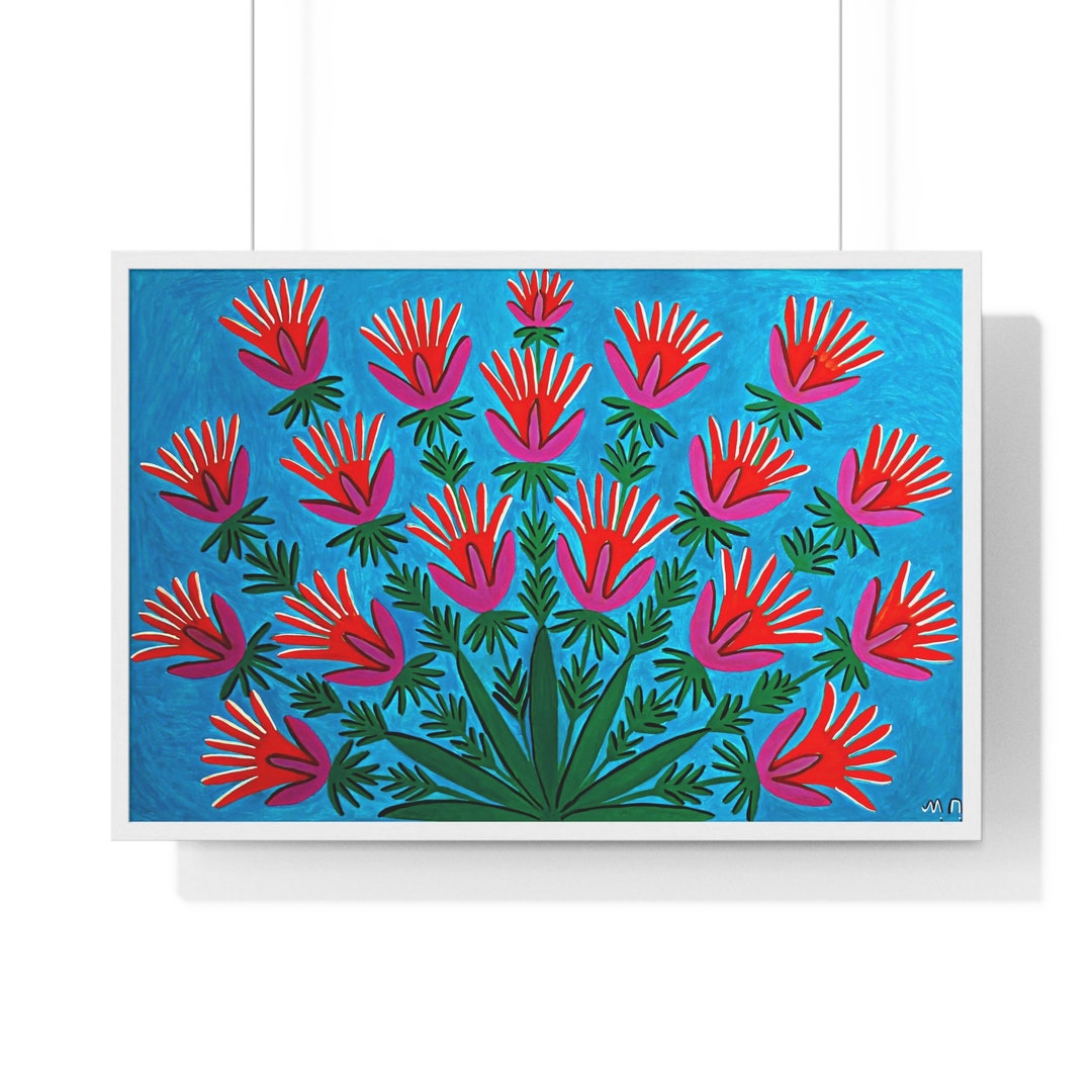 Maria Prymachenko, Famous Ukrainian Painter, Flowers Art Print ...