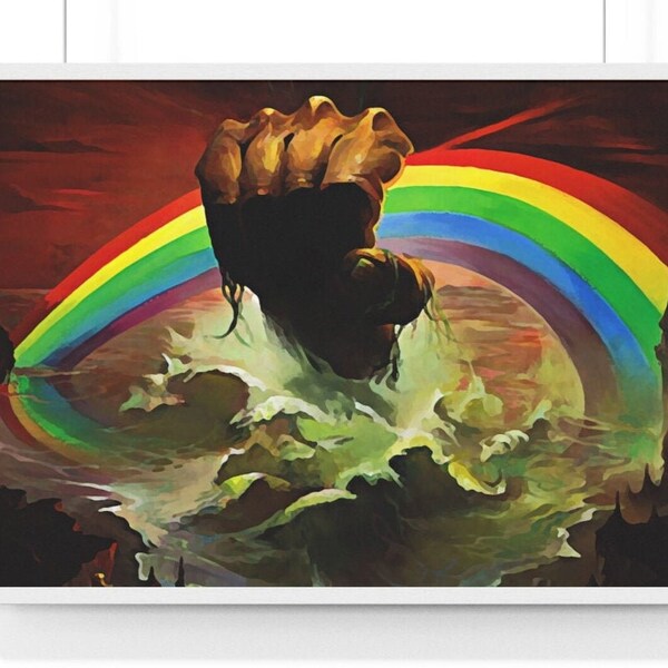 Rainbow Poster - Etsy