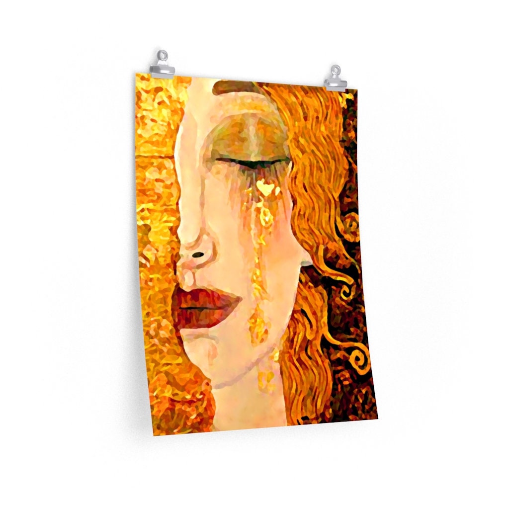 Golden Tears by Anne-marie Zilberman Art Print Freyas Tears - Etsy Canada