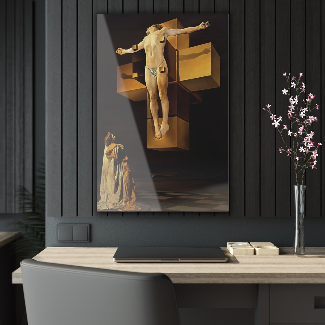 Salvador Dali Crucifixion Corpus Hypercubus 1954 Acrylic Print