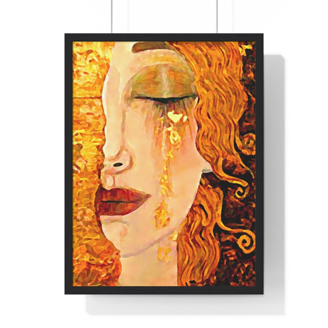 Golden Tears by Anne-marie Zilberman Art Print Freyas Tears - Etsy Canada