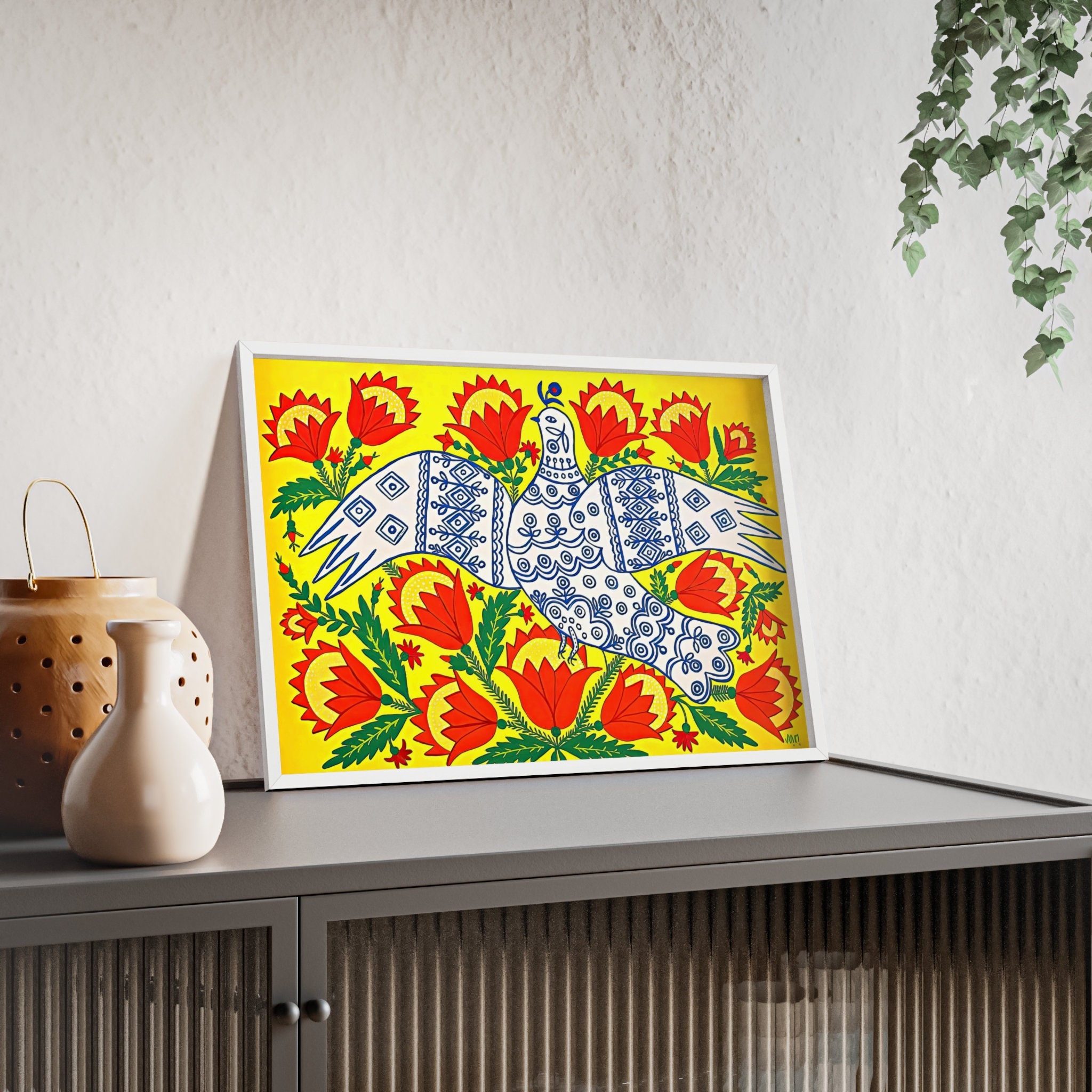 Maria Prymachenko Dove of Peace Antiwar Print Ukrainian - Etsy