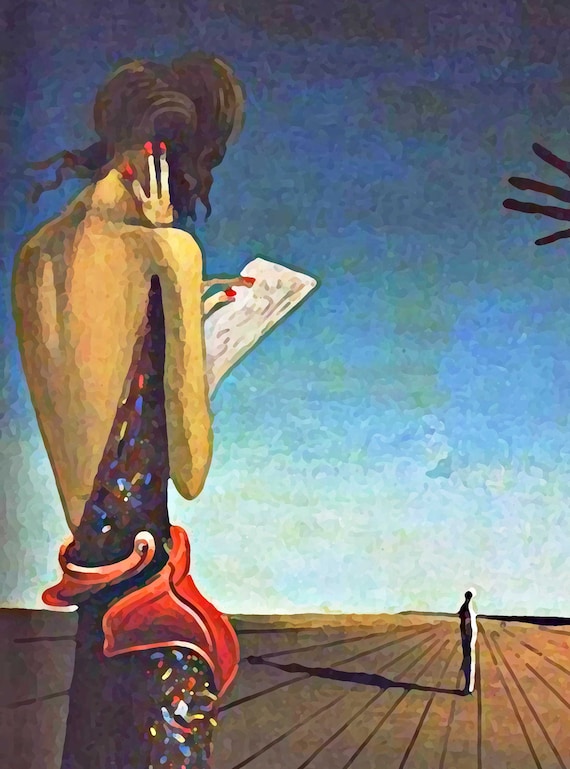 Salvador Dali Paintings Woman