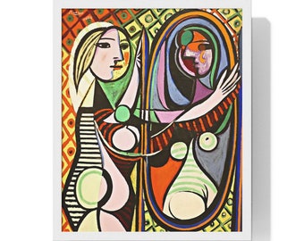 Picasso Girl Before a Mirror Print - Etsy