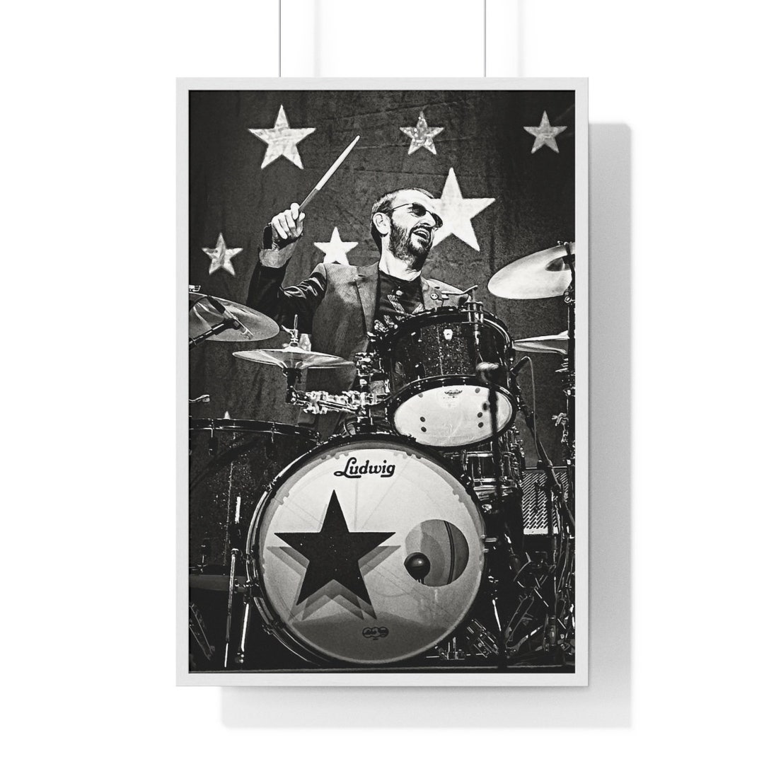 Ringo Starr on Stage, Rock, Pop, Beatles Poster, Ringo Starr Print ...