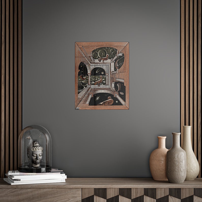 Another World II Escher Art Print 1947 Imp-art Maurits - Etsy