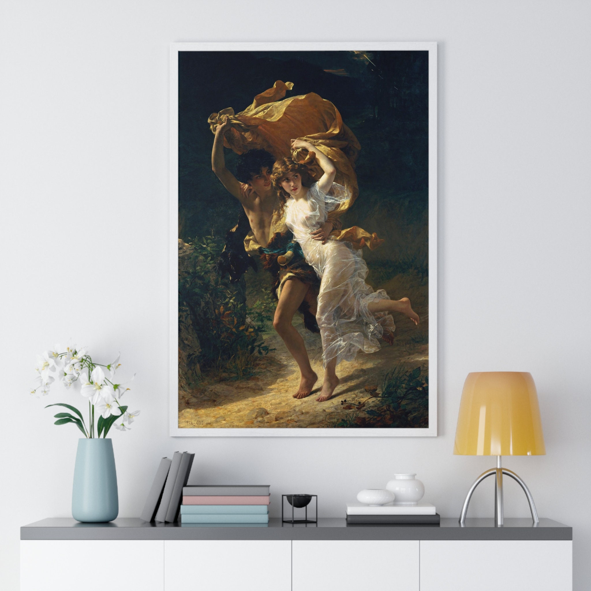 Pierre Auguste Cot the Storm Art Print 1880 L'orage - Etsy