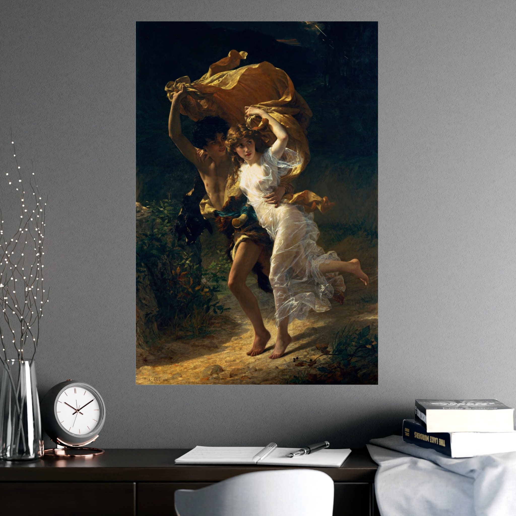 Pierre Auguste Cot the Storm Art Print 1880 L'orage - Etsy