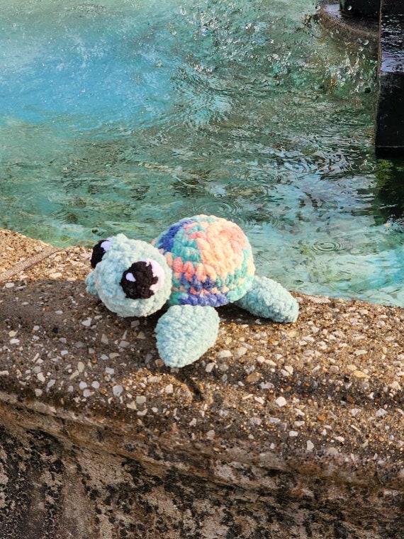Cuddly Sea Turtle Sea Turtle Stuffed Toy - Etsy