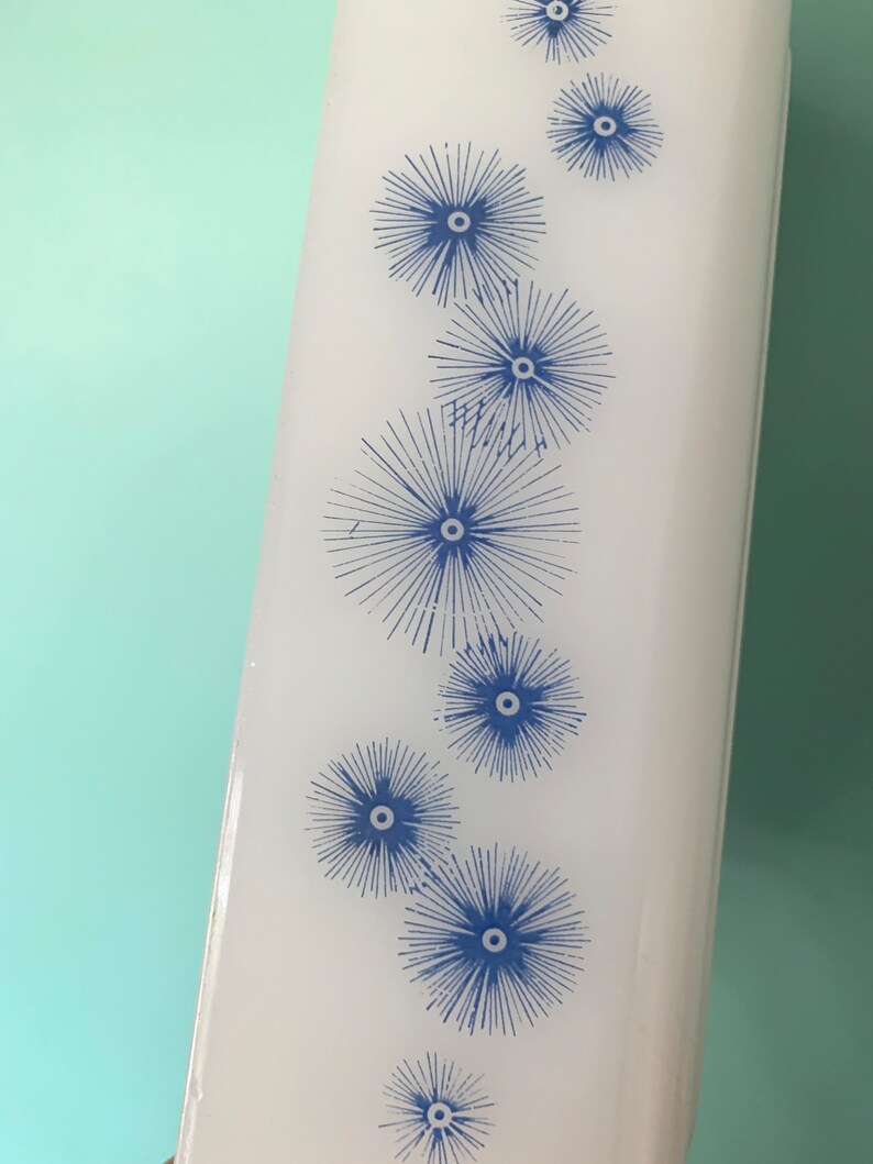 Agee Pyrex RARE Blue Sunburst Cob 400 Casserole - Etsy