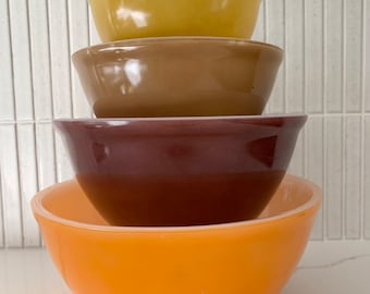 Agee Australian Pyrex Bramble Nesting Bowl Set - Etsy
