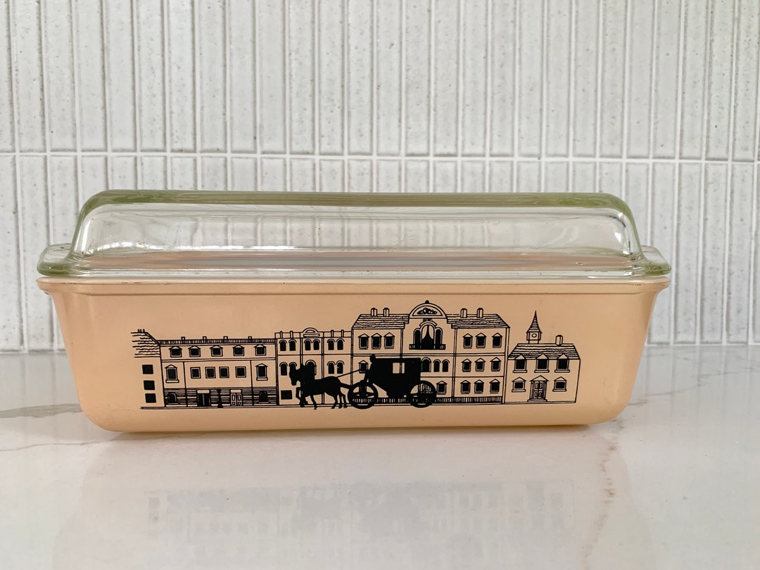 Agee Pyrex Colonial Cob Baker - Etsy