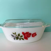 Rose Pyrex - Etsy