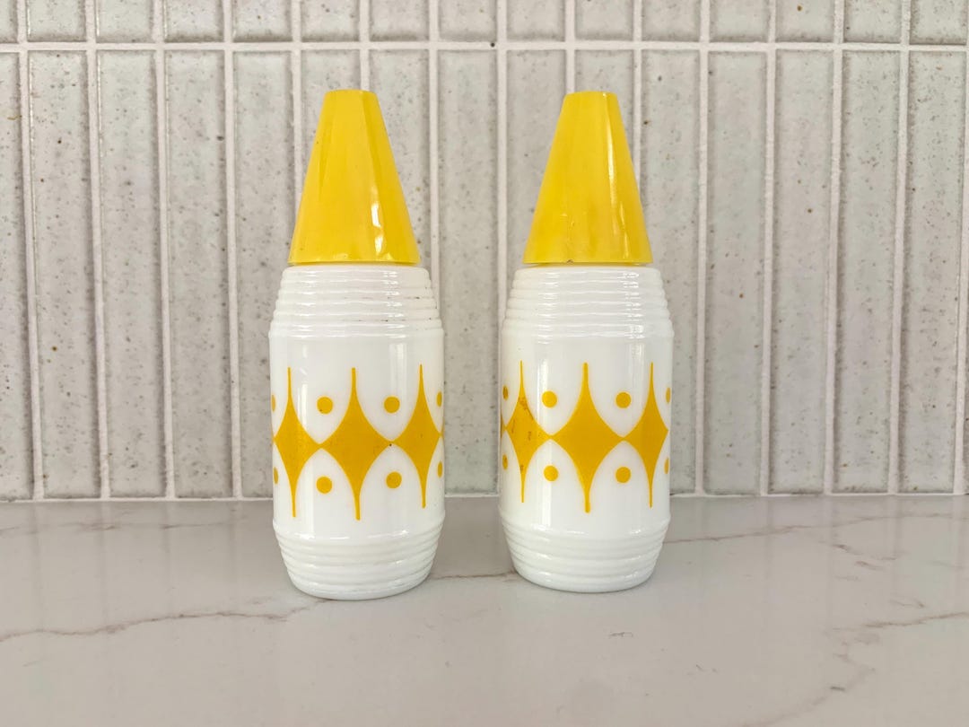 Rare Vintage Agee Pyrex Dotted Diamond Shakers - Etsy