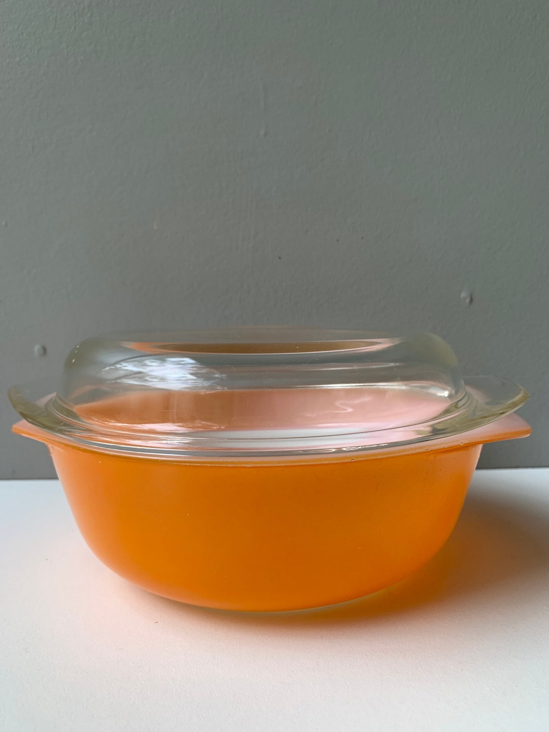 AGEE PYREX Mandarin Cr200 Round Casserole - Etsy
