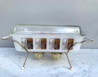 Pyrex Golden Leaf - Etsy